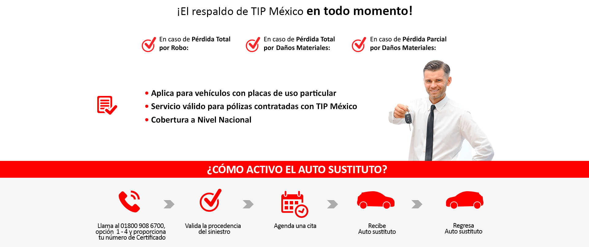 Auto sustituto - TIP México